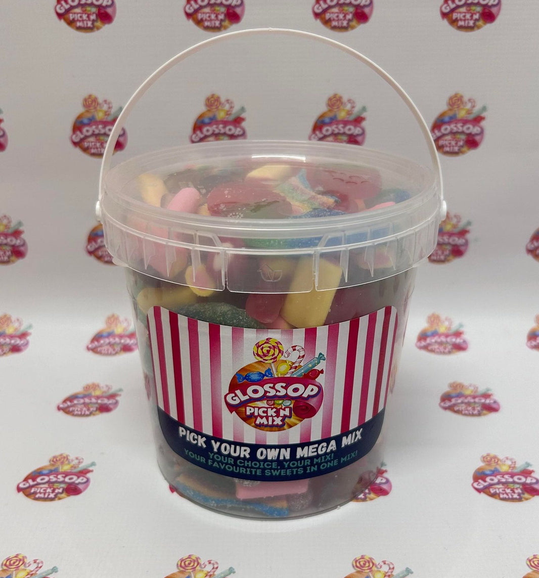 Pick Your Own Mega Mix - 900g (Bucket) – Glossop Pick n Mix