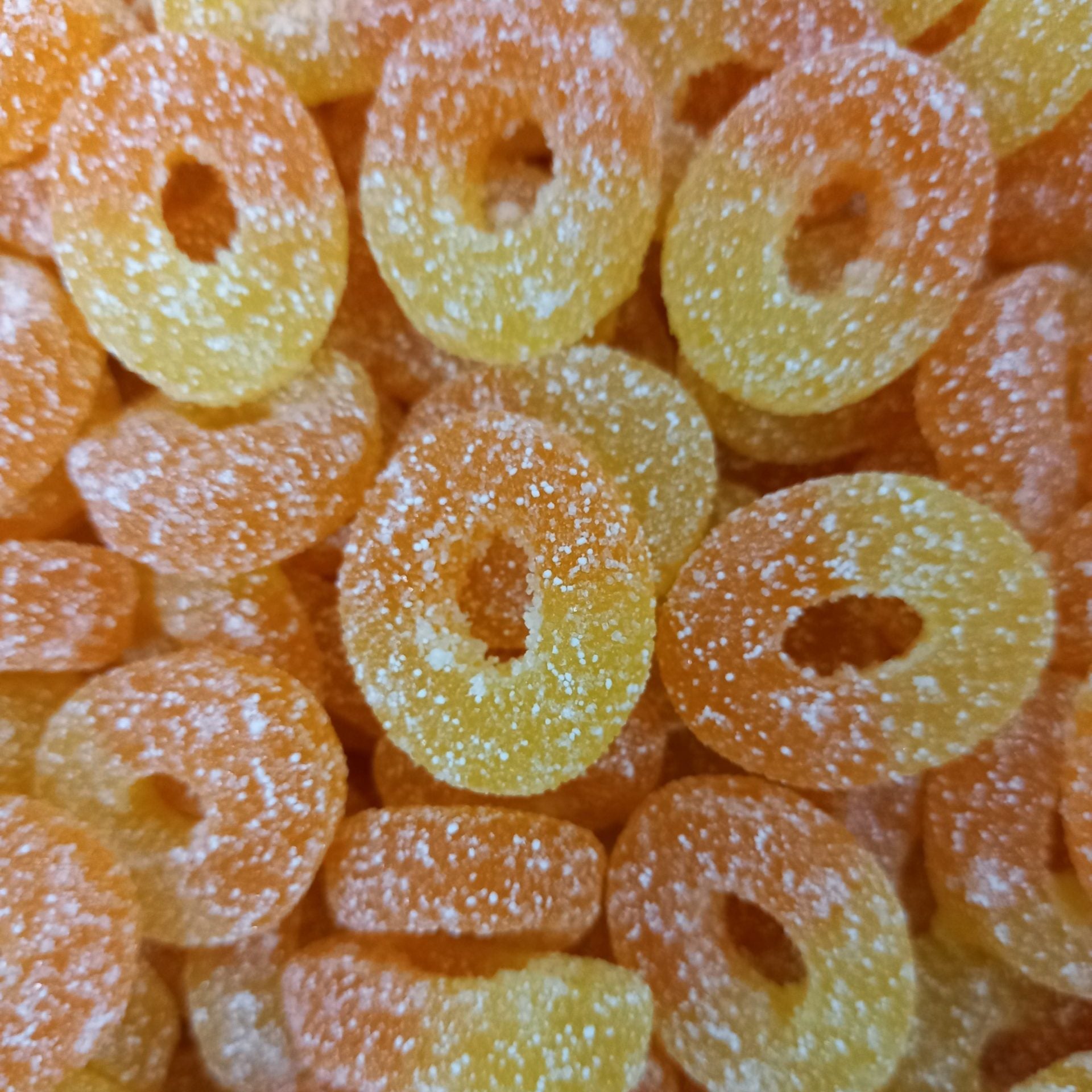 Fizzy Peach Rings (Vg V GF H) – Glossop Pick n Mix